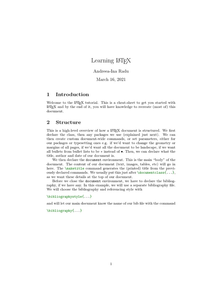 LaTeX Tutorial Discord | PDF | Citation | Computing