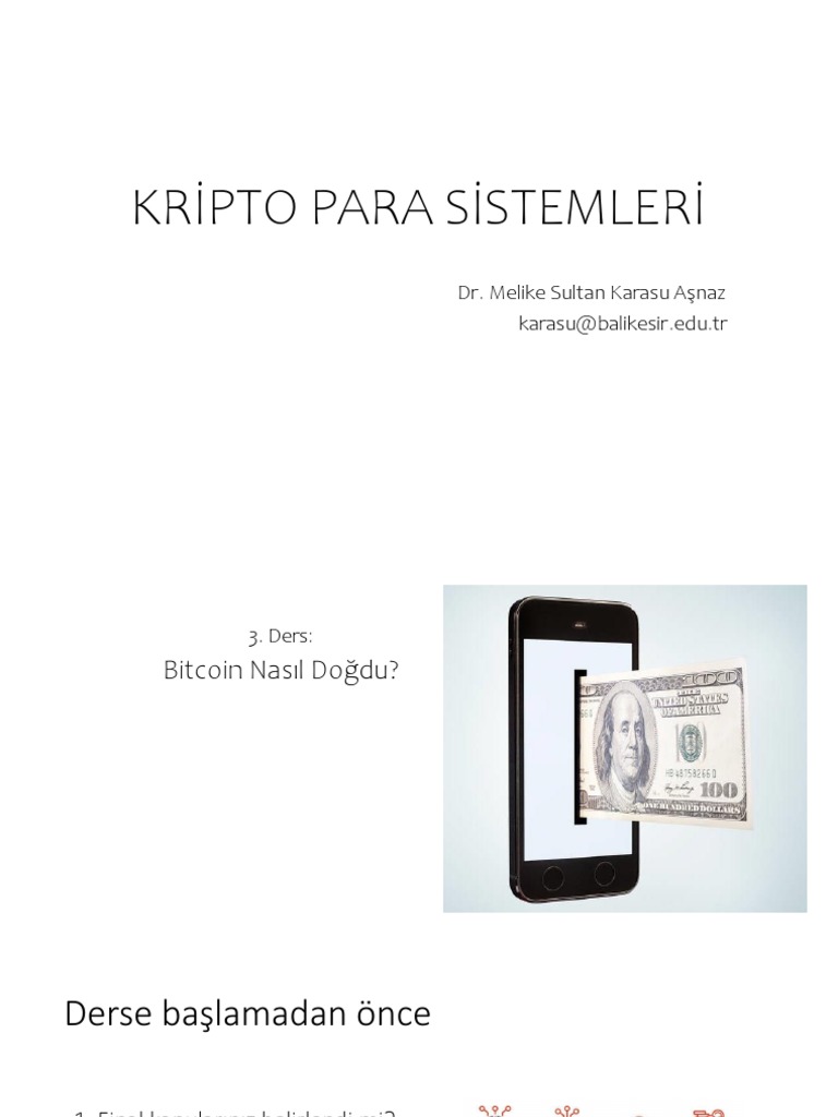 Ders - Kripto Paraların Doğuşu | PDF