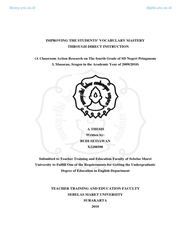 Library - Uns.ac - Id Digilib - Uns.ac - Id | PDF | Vocabulary ...