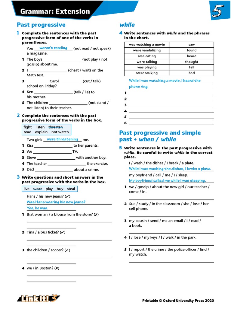 Grammar Worksheet 2 | Download Free PDF | Linguistics | Grammar