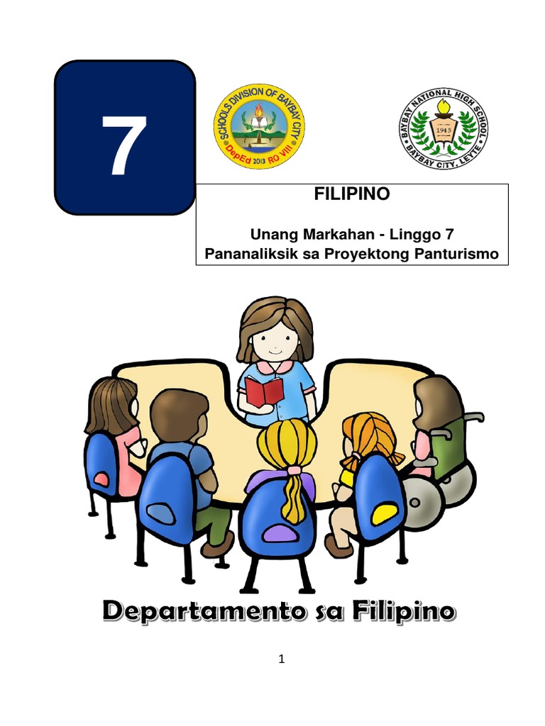 Filipino: Unang Markahan - Linggo 7 Pananaliksik Sa Proyektong Panturismo | PDF