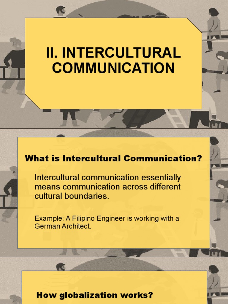 GE106 Intercultural Communication Group 2 | PDF | Cross Cultural ...
