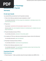 PhysioEx Exercise 9 Activity 1 | PDF | Kidney | Animal Anatomy