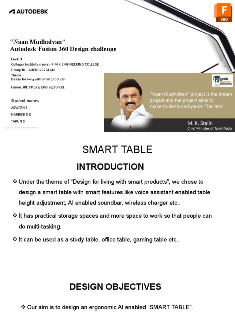 Submission PPT Template - NAAN Mudhalvan | PDF | Design | Computer ...