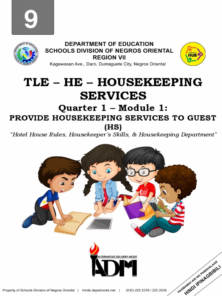 Tle - He - Housekeeping Services: Quarter 1 - Module 1 | PDF | Linens ...