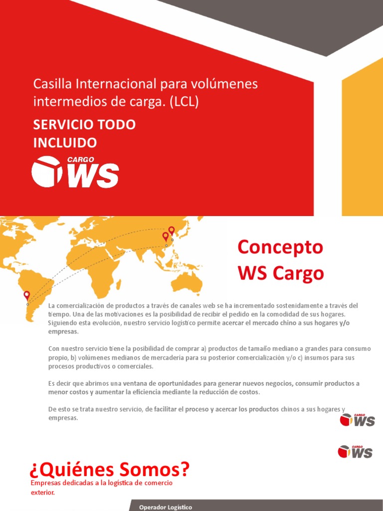 Presentación WS Cargo 2022 | PDF | Logística | aduana