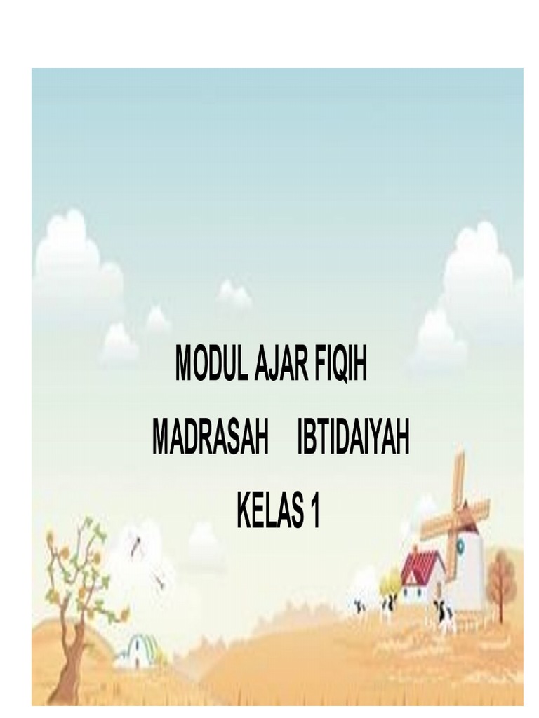 Modul Ajar Fiqih Kelas 1 | PDF