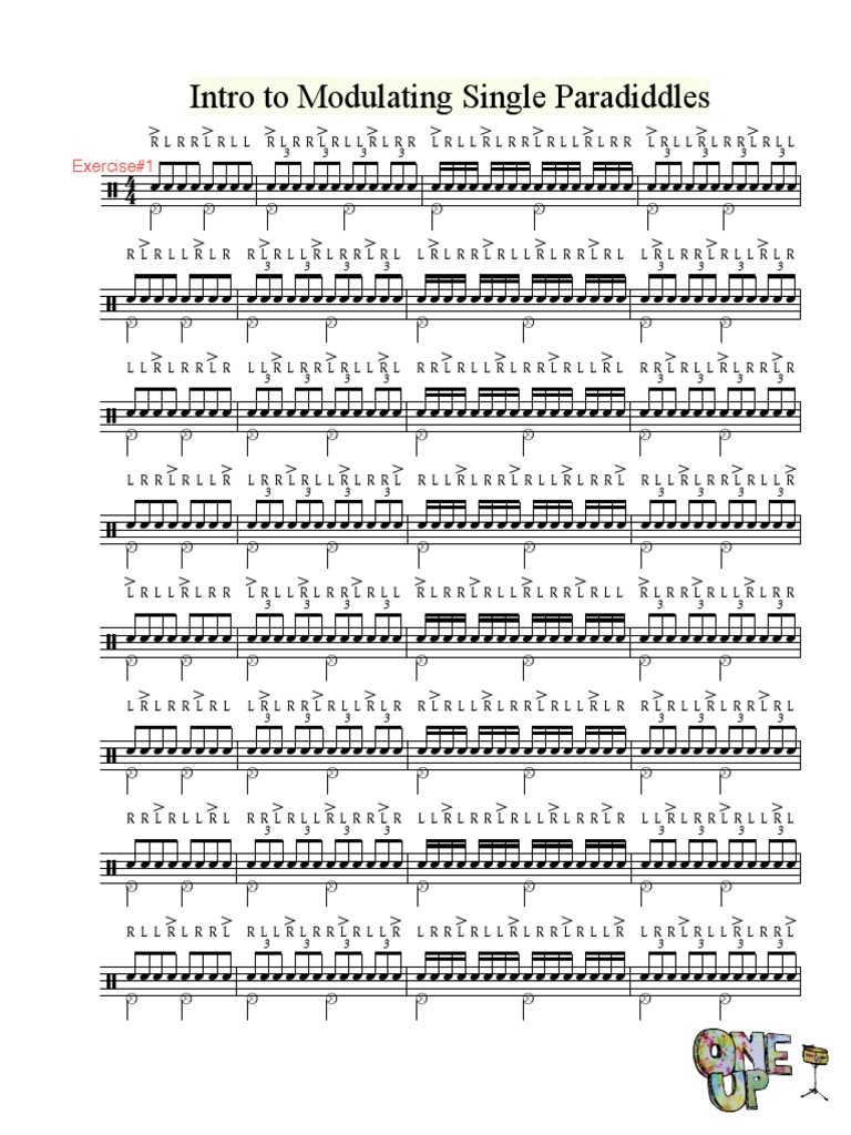 Intro To Modulating Paradiddles | PDF