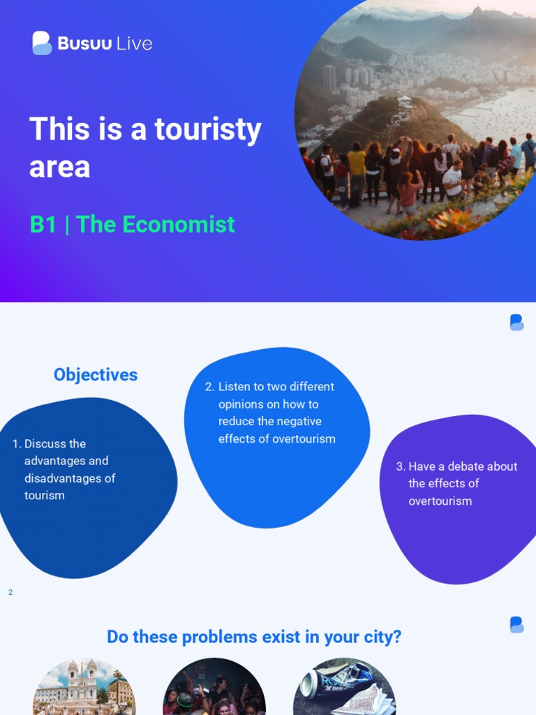 Busuu Live Lesson 35 (This Is A Touristy Area) - en B1 - Student PDF ...