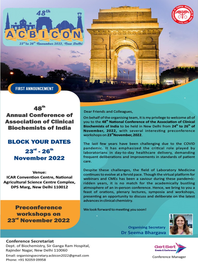 ACBICON 2022: Conference Announcement | PDF | Public Services | Social ...