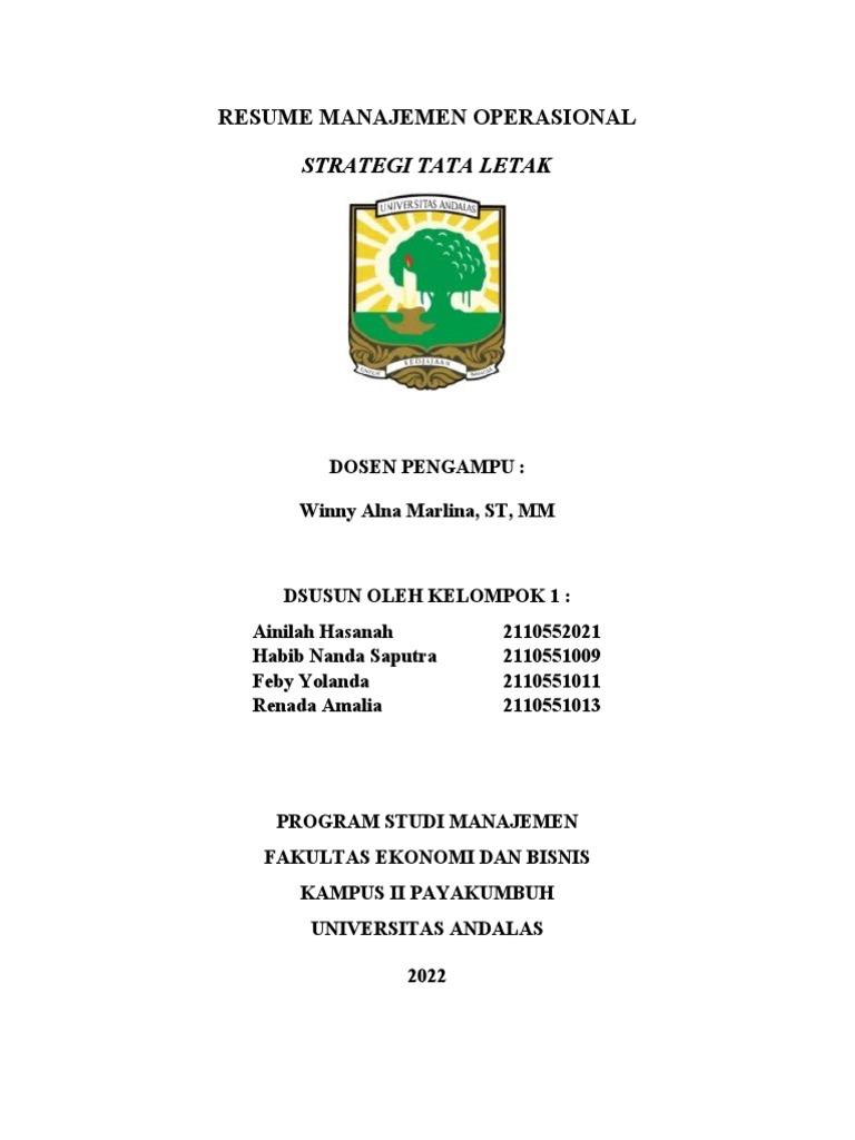 MO7 - Strategi Tata Letak | PDF