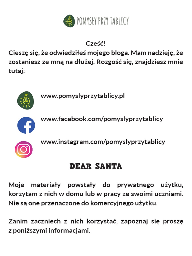 Dear Santa | PDF