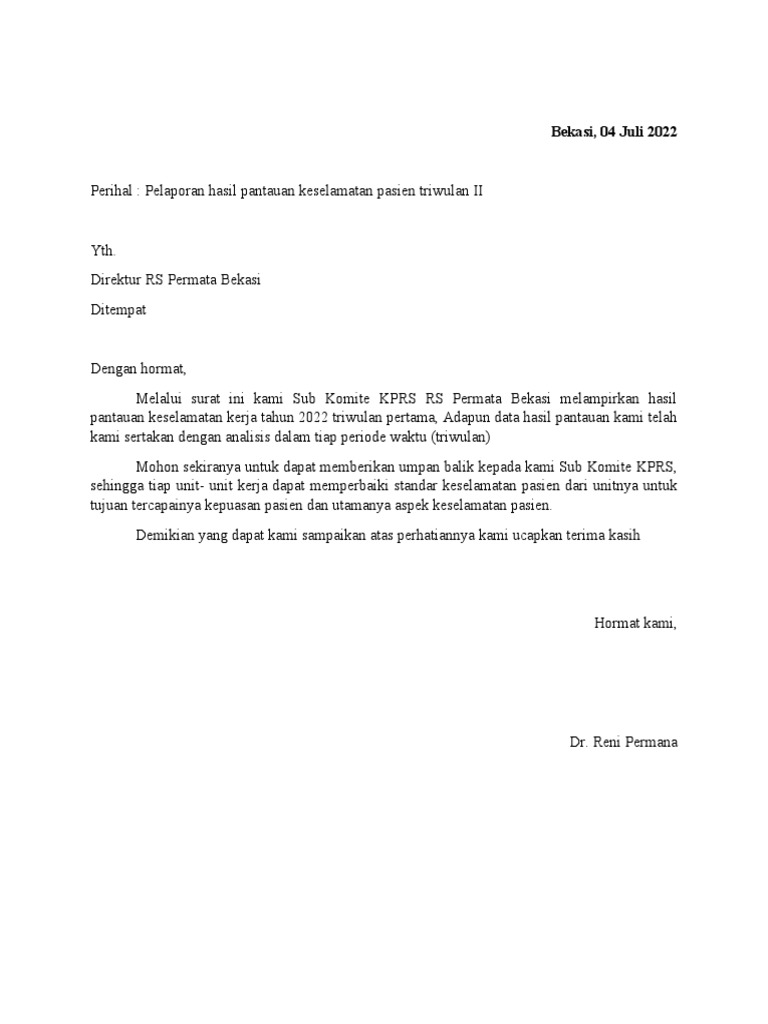 Laporan Ikp Triwulan II 2022 | PDF