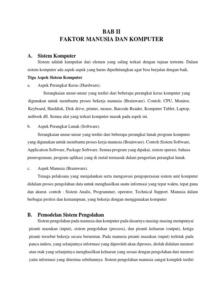 Materi 2 Hci Human Computer Interaction Pdf