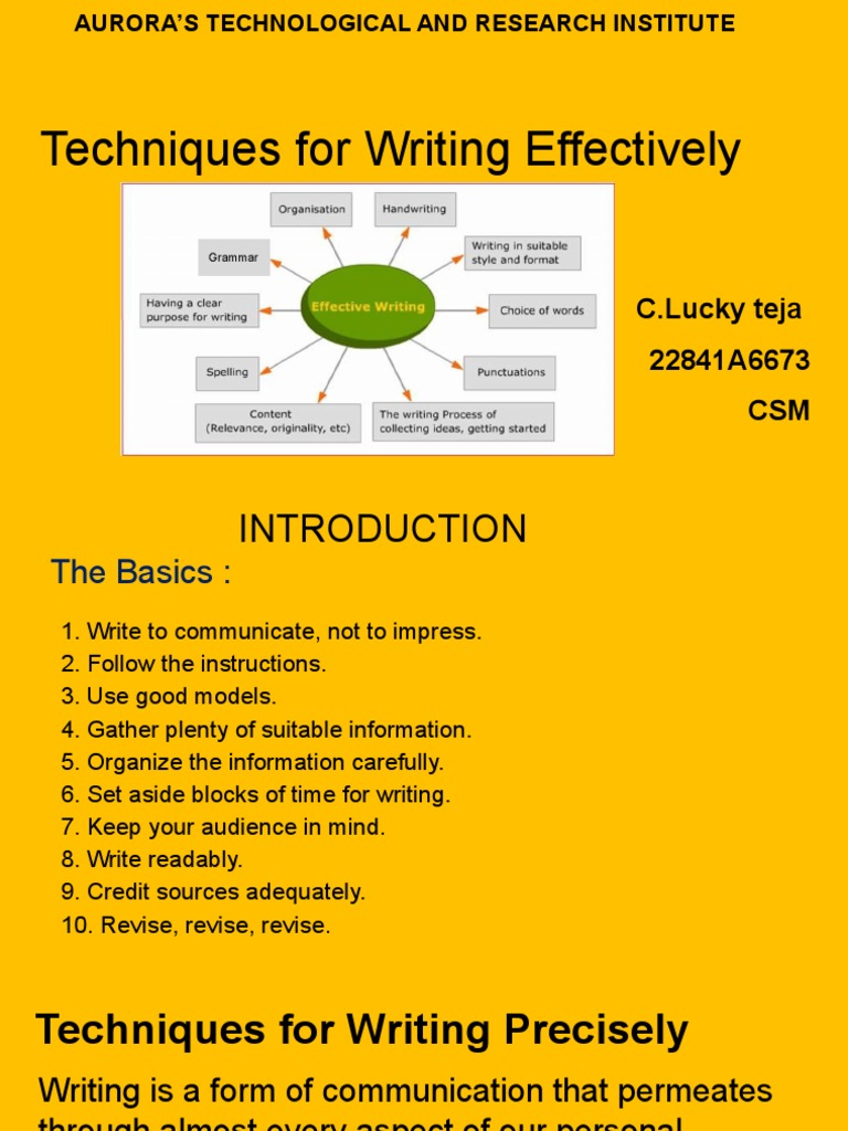 Effective Writing | PDF | Writers | Typography