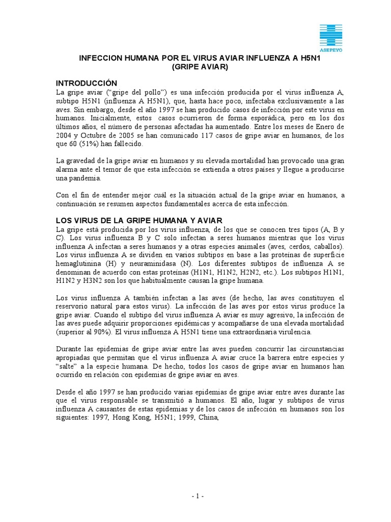 Gripe Aviar | PDF | Influenza | Influenza aviar