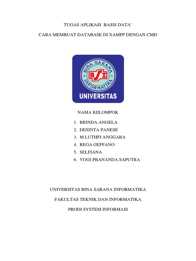 Tugas Aplikasi Basis Data | PDF | Komputer