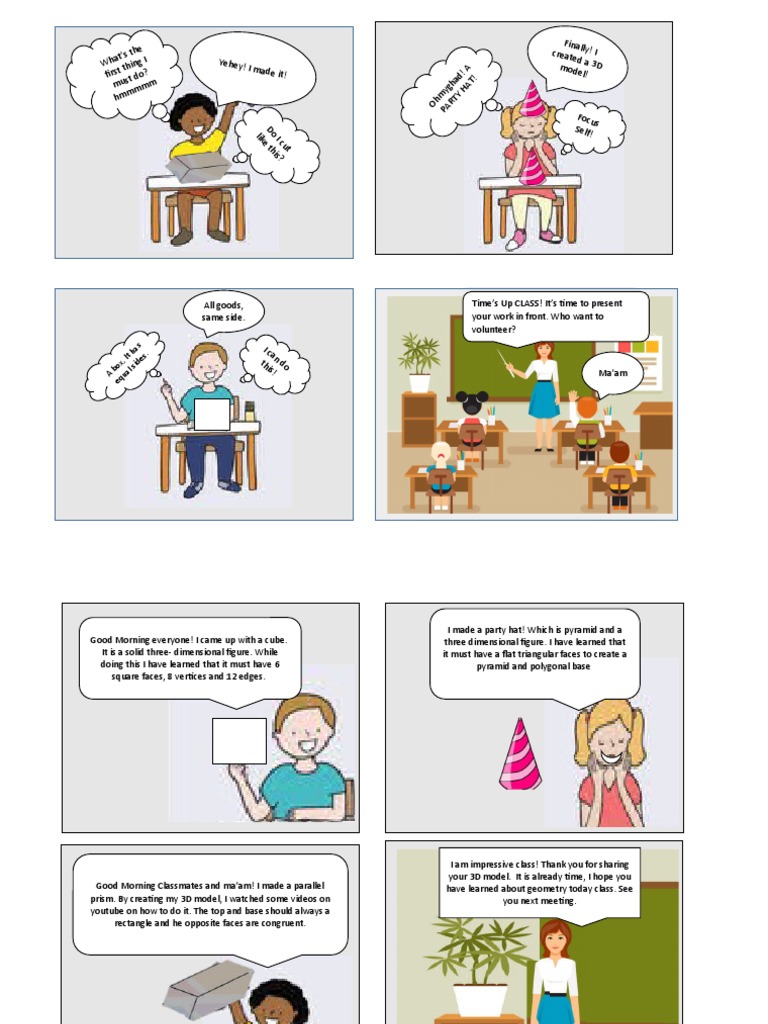 Comic Stripp | PDF | Geometric Shapes | Euclidean Geometry