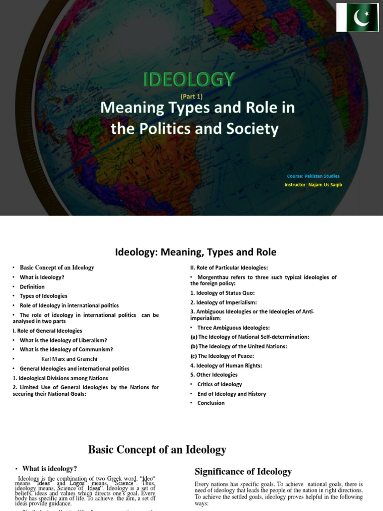 Ideology: Types and Political Roles | PDF | Ideologies | Communism
