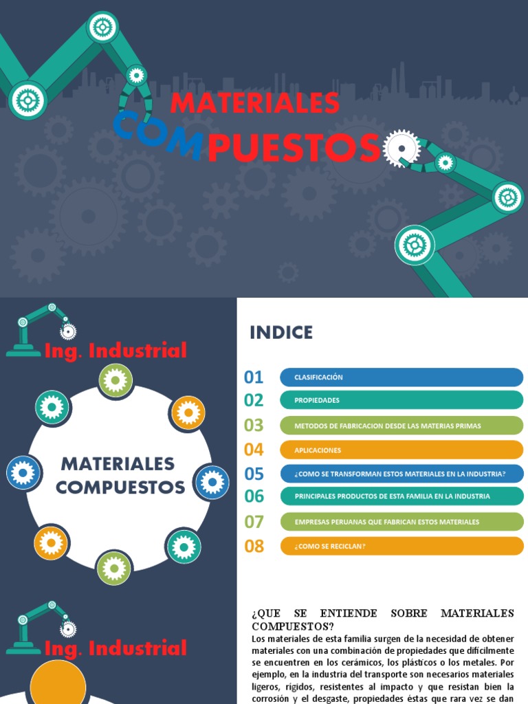 Materiales Compuestos | PDF | Material compuesto | Aluminio