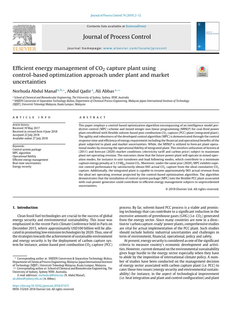 Abdul Manaf 2018 | PDF | Mathematical Optimization | Power Station