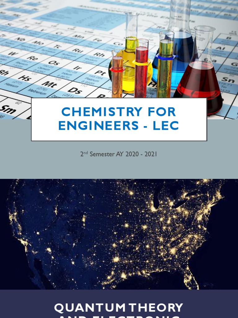 Quantum Theory and Electronic Structure of Atoms | PDF | Light | Atomic ...