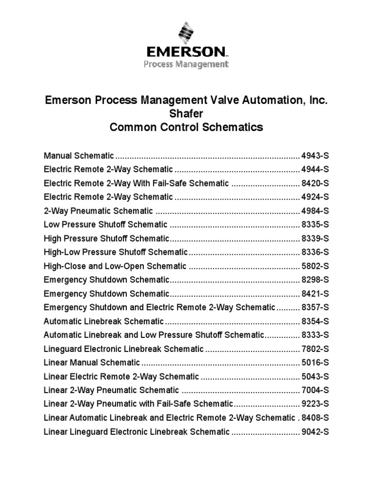 Control Schematics Shafer | PDF | Valve | Pump