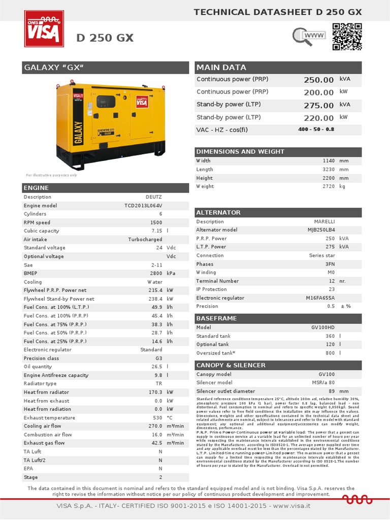 Galaxy D 250 GX GX 400v 50hz en | Download Free PDF | Mechanical Engineering | Machines