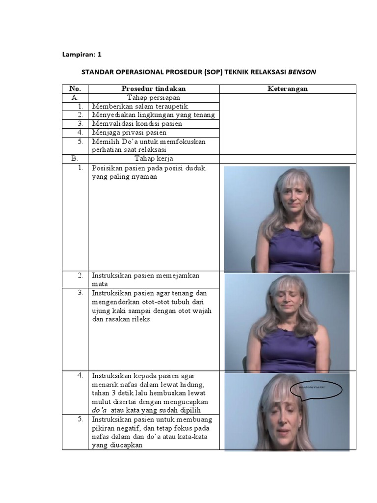 Spo Relaksasi Benson | PDF