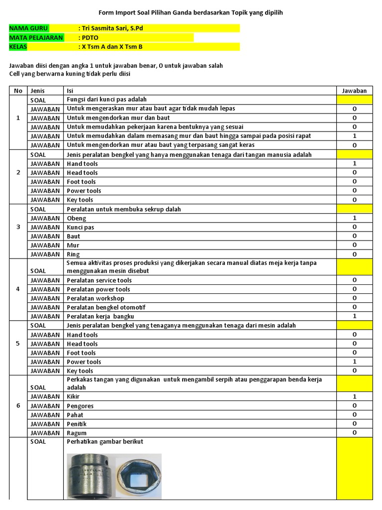 Pdto TBSM KLS X | PDF