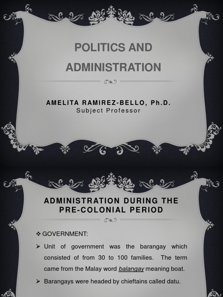 Politics and Administration - PDF | PDF