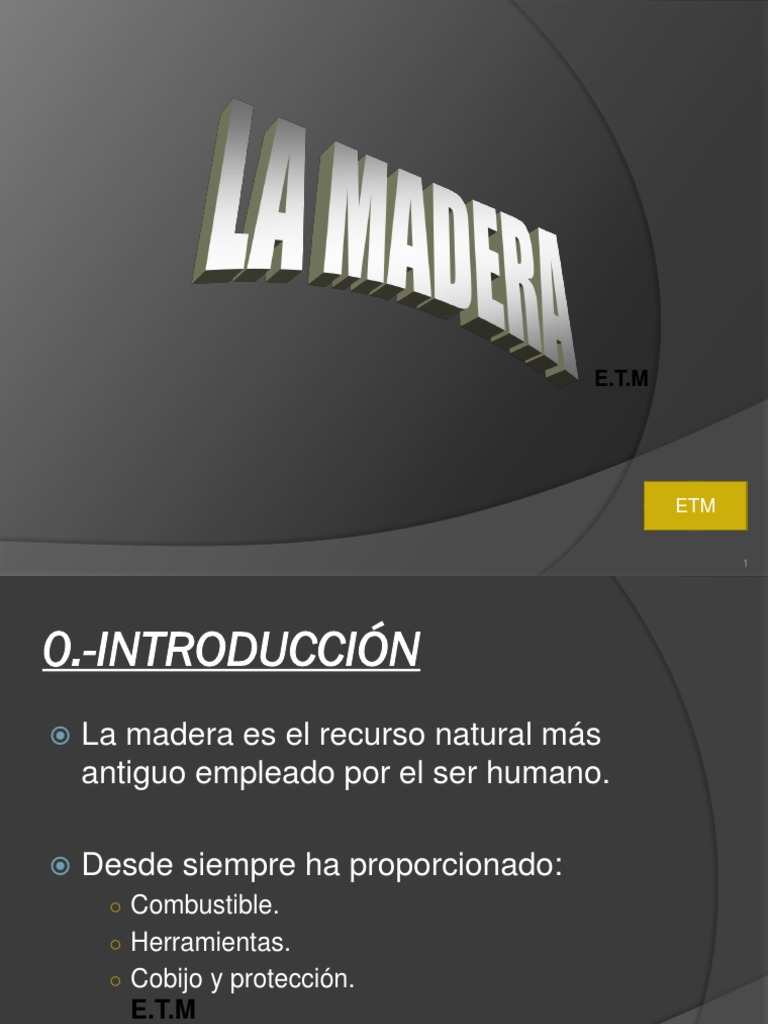 La Madera | PDF | Madera | Madera contrachapada