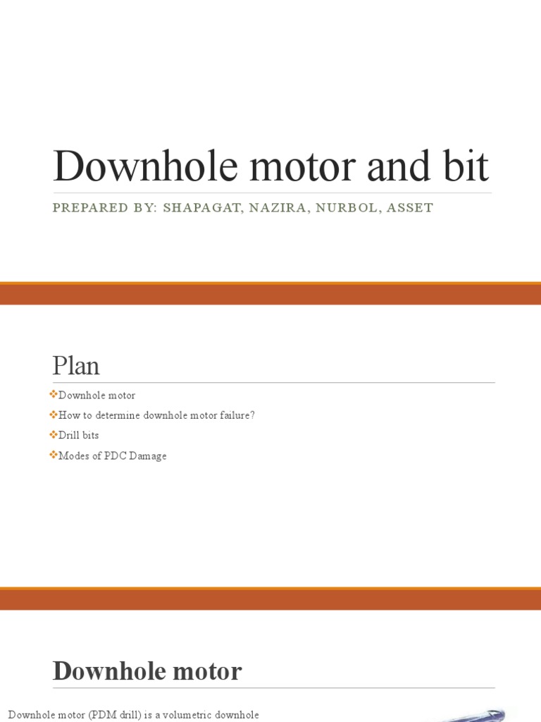 Downhole Motor Operation and Failure | PDF | Business | Technology ...