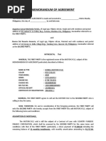 MOA Sample | PDF | Civil Law (Legal System) | Government Information