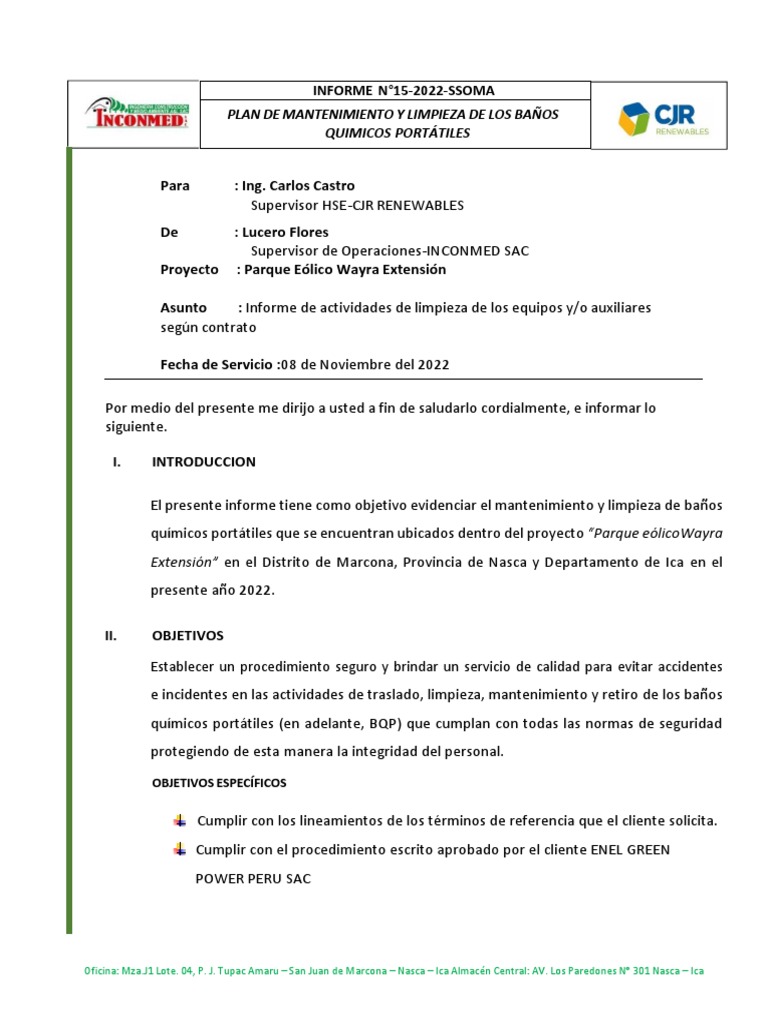 Bqp-Informe #15 08-10-2022 | PDF