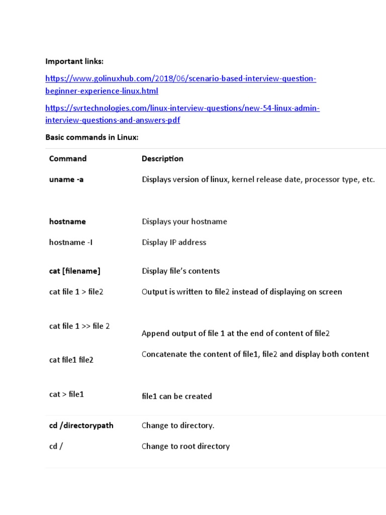 Linux | PDF | Computer File | File System