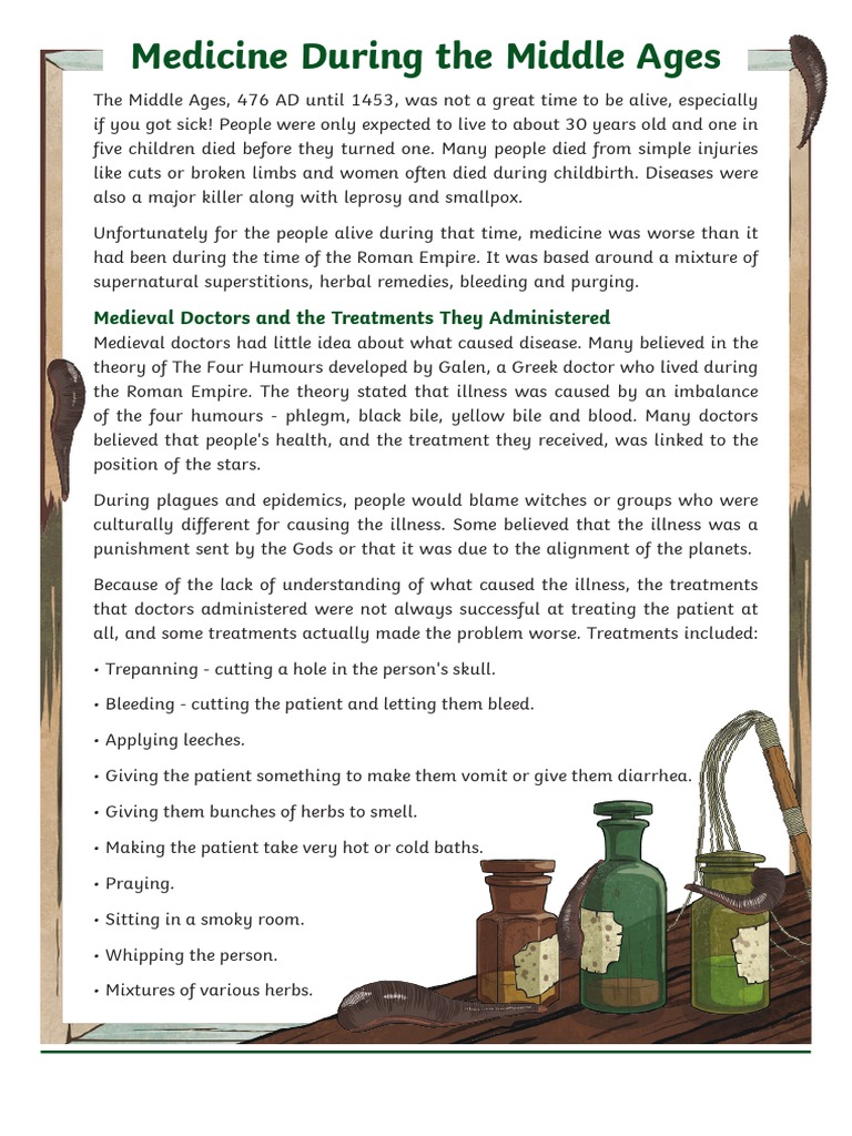 Medicine During The Middle Ages | PDF | Causes Of Death | Epidemiology