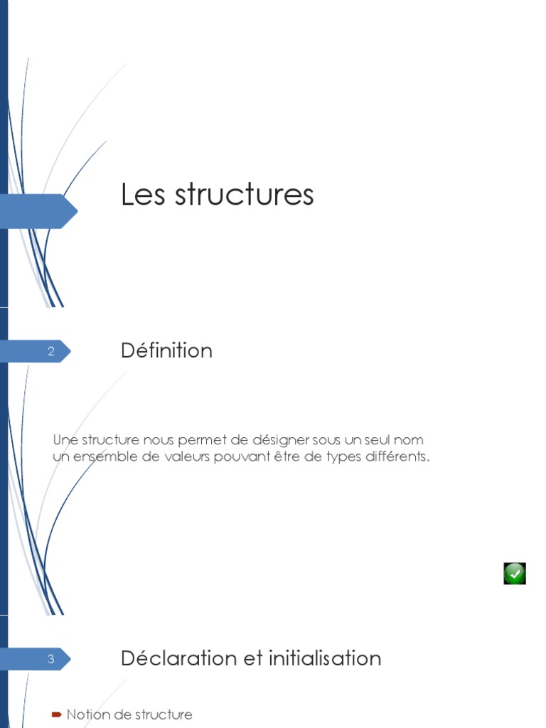 05 Les Structures | PDF | Pointeur (programmation) | Informatique