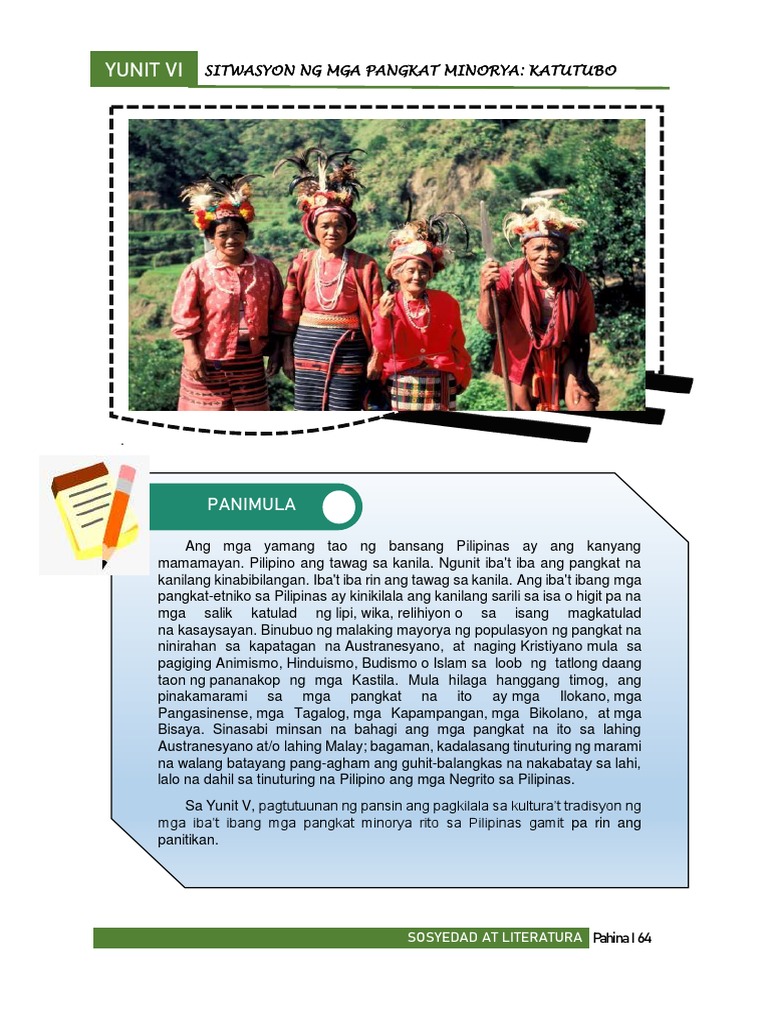 Yunit 6 Pangkat Minorya | PDF