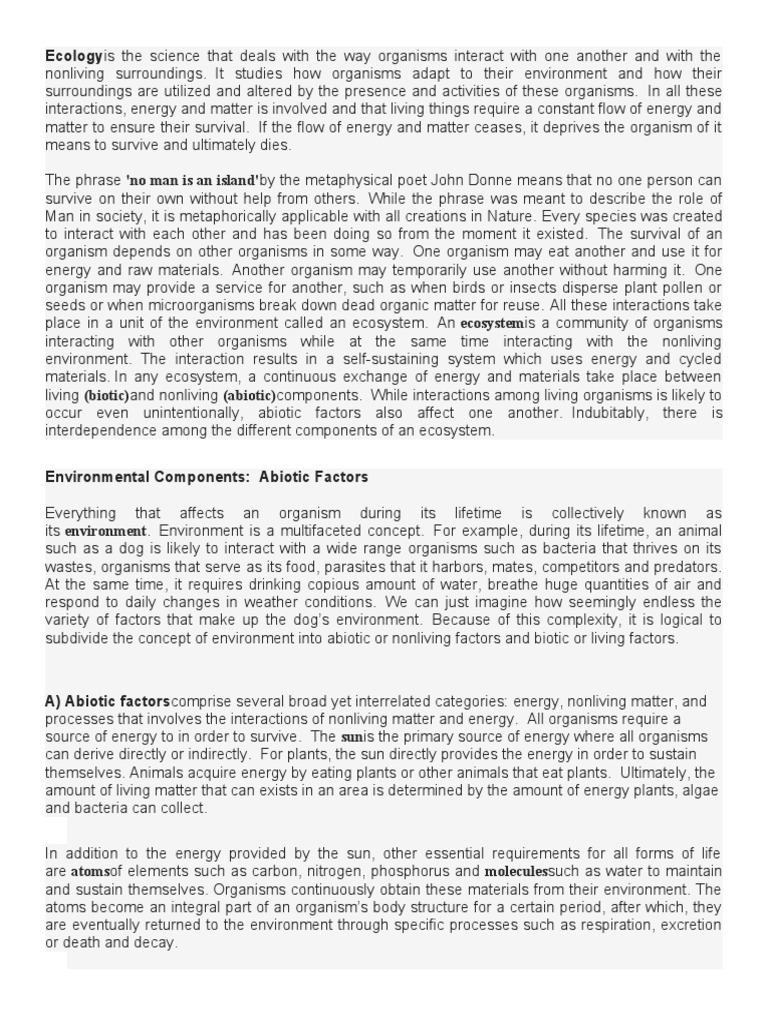 Module 3 | PDF | Food Web | Ecosystem