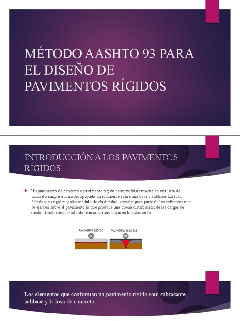 Método Aashto 93 para El Diseño de Pavimentos | Descargar gratis PDF ...