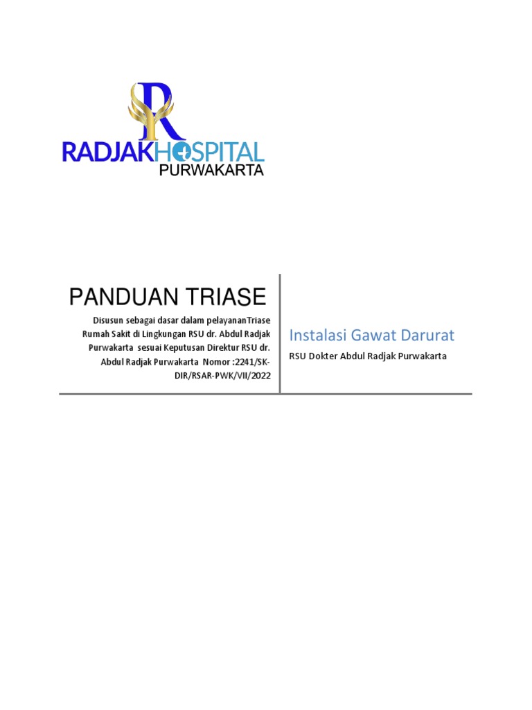 Pedoman Triase | PDF