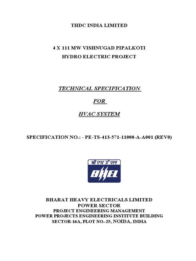 Technical Specification Part 1 of 7 1580191000 | PDF