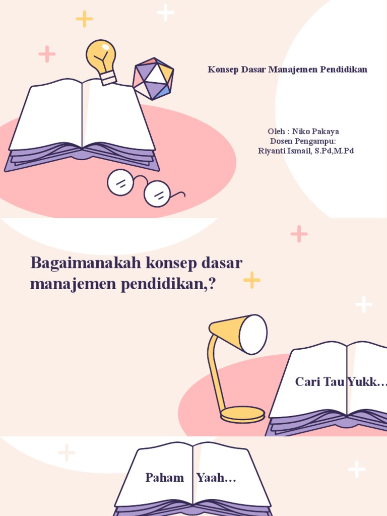 Konsep Dasar Manajemen Pendidikan Pdf