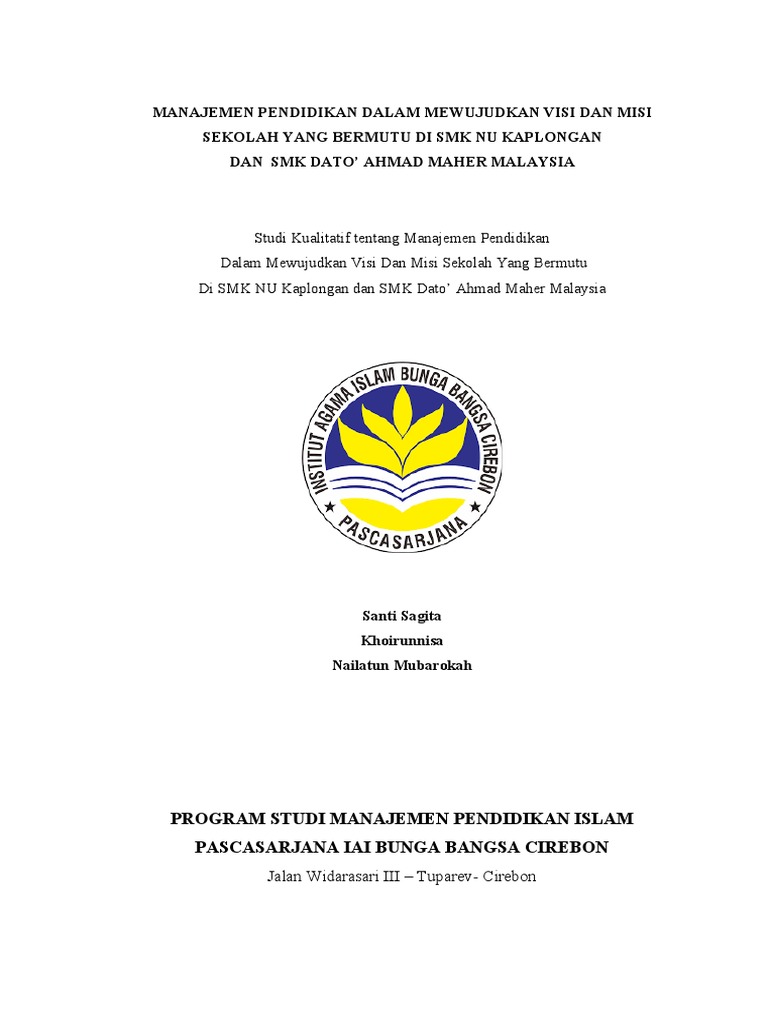 Jurnal Benchmark | PDF | Karier & Perkembangan