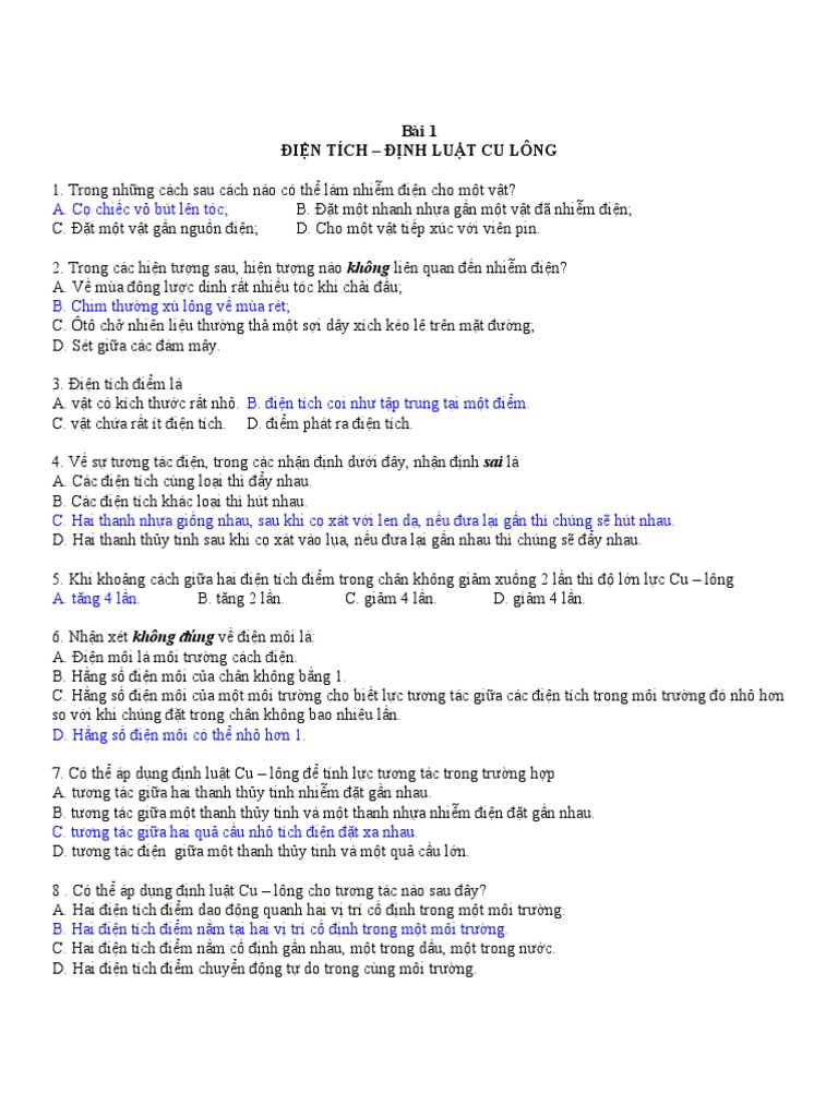 Bai Tap Dinh Luat Cu Long | PDF