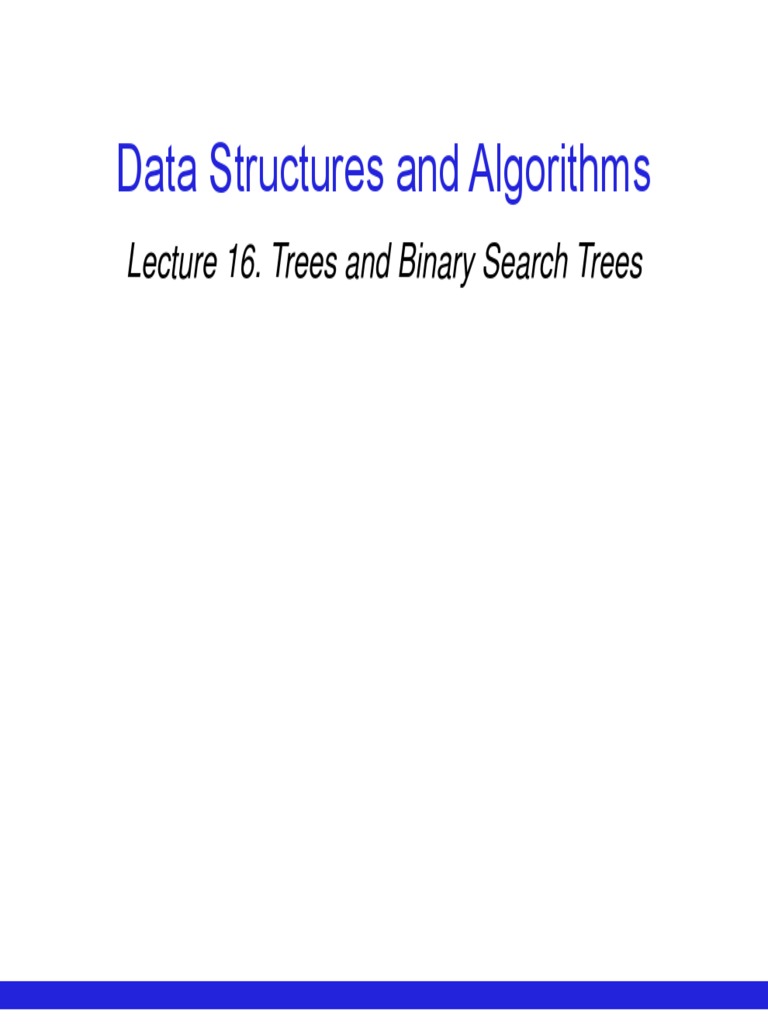 16 Tree BST | PDF | Computer Programming | Computer Science 16 Tree BST | PDF | Computer Programming | Computer Science