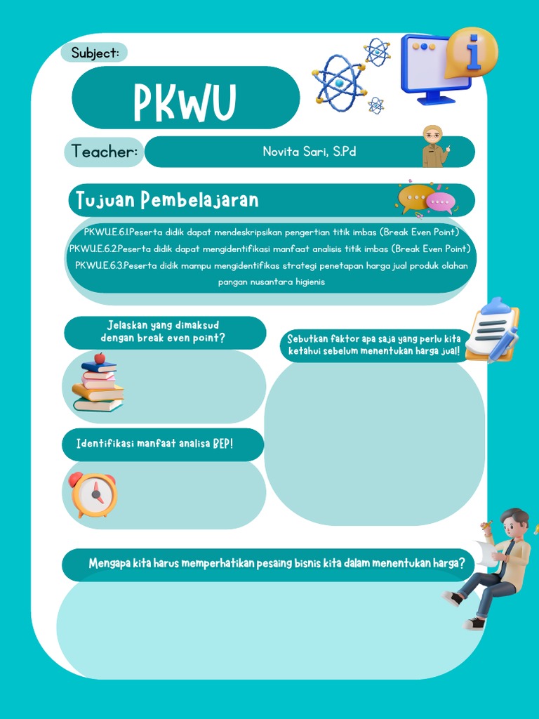 Manfaat Analisis BEP dalam PKWU | PDF | Karier & Perkembangan