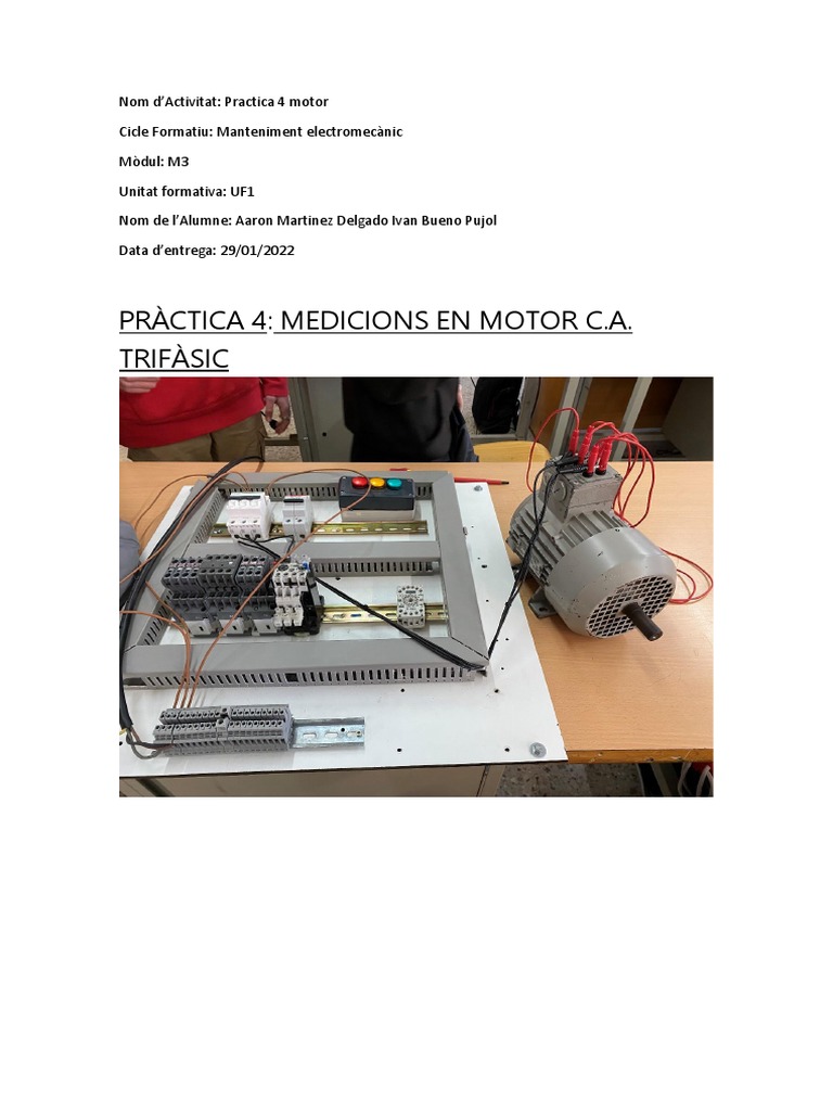 Practica 4 Motor | PDF