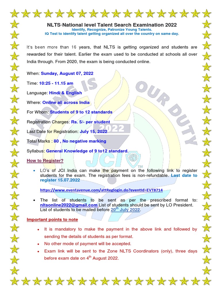 Nlts Guidelines 2022 | PDF | Test (Assessment)